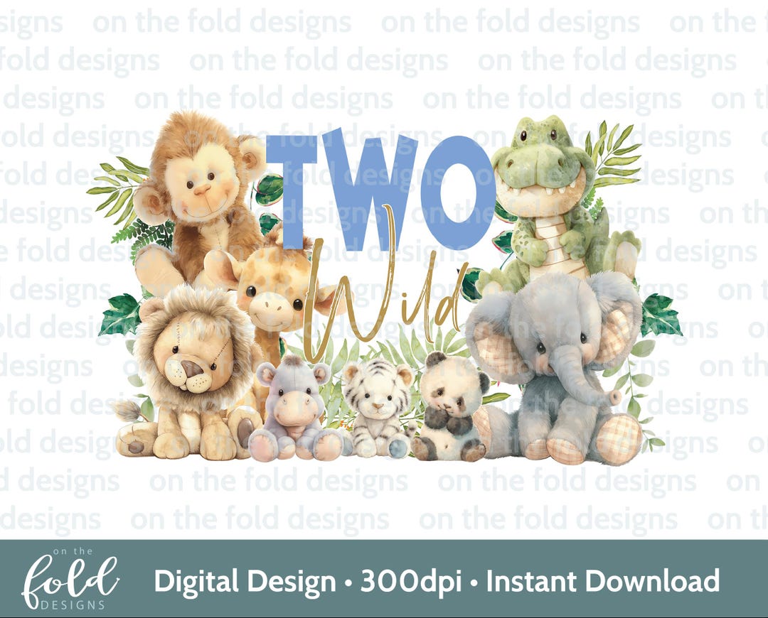 Safari Two Wild Clipart, Pink Jungle Animals, Png, Transparent, Instant ...