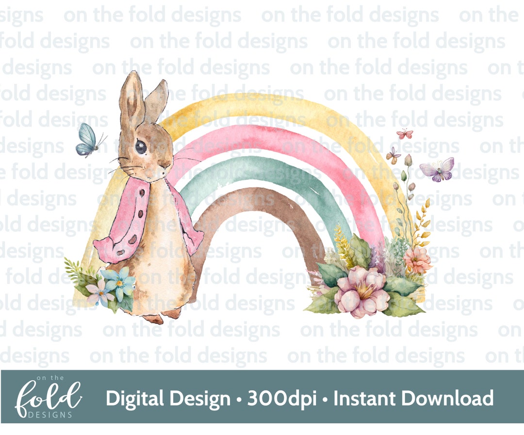 Peter Rabbit, Rainbow, Flopsy Bunny, Pastel Baby, PNG, New Arrival ...
