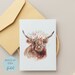 Highland Cow Floral Garland Headpiece Clipart Instant Download File ...