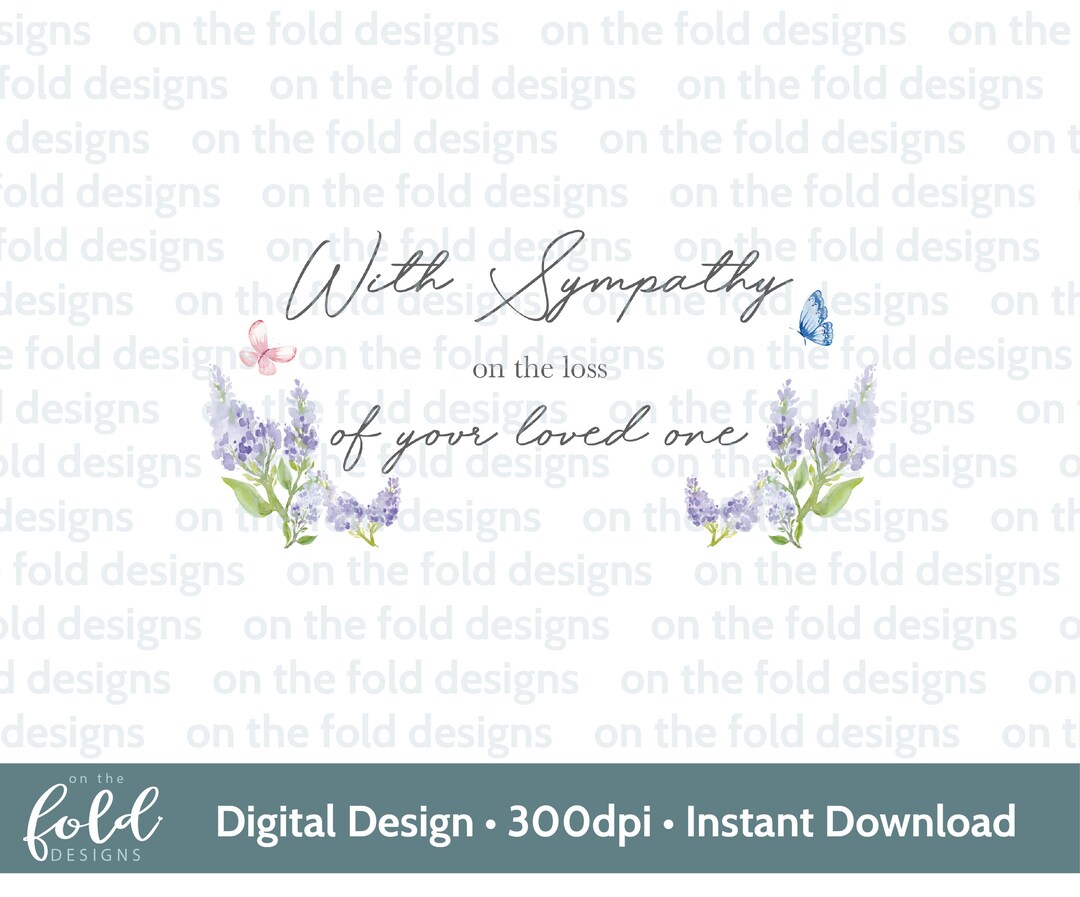 With Deepest Sympathy Clipart, Sincere Condolences, Png Clipart, Design ...