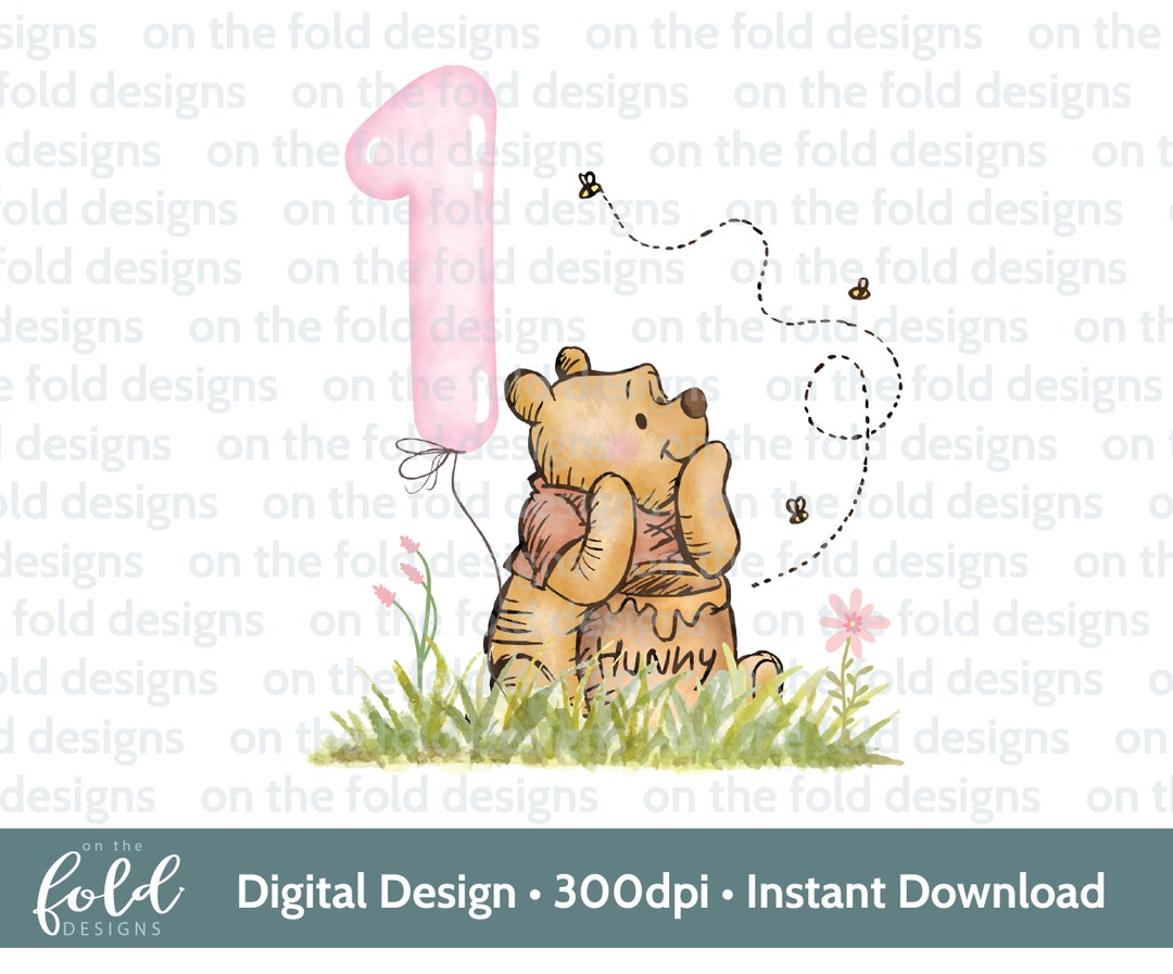 Classic Winnie the Pooh 1st Birthday One Woodland Baby - Etsy