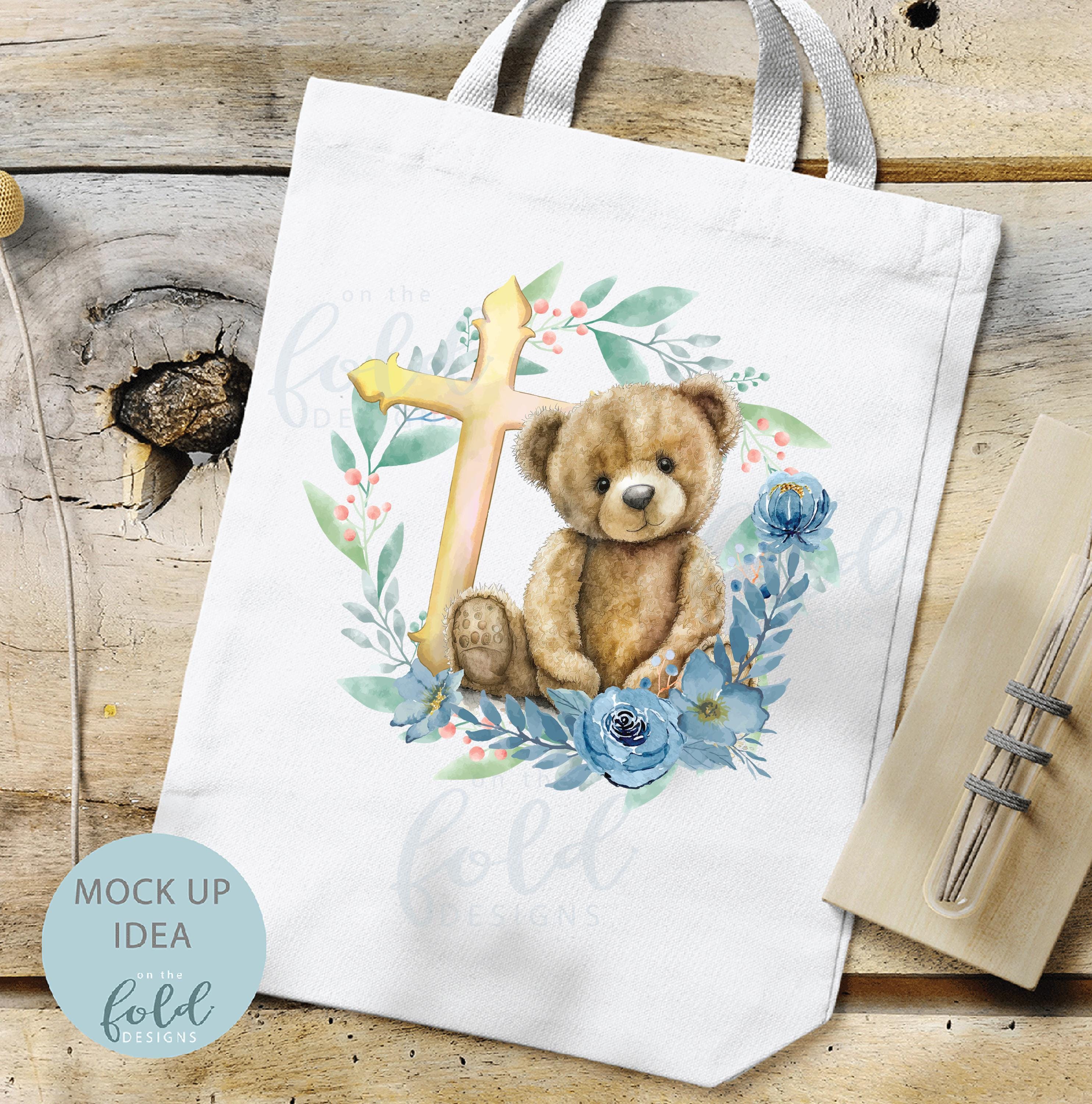 Teddy Bear Christening Clipart Baptism Naming Day Confirmation ...