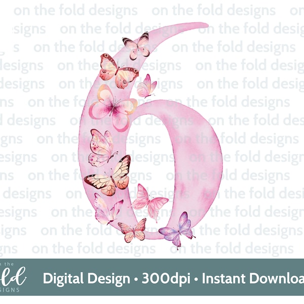 Number Six Girl Cake Topper - Etsy