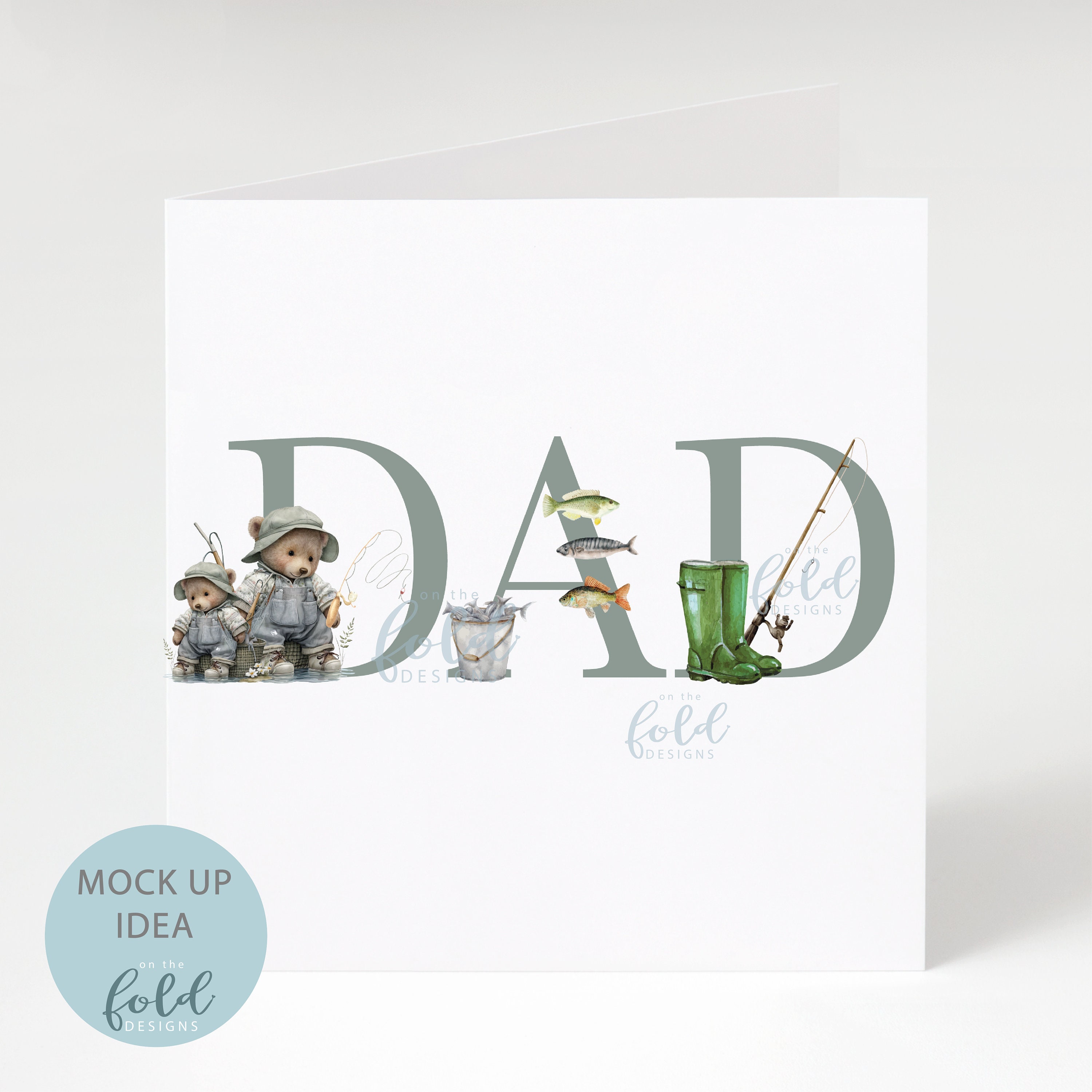 Dad Fishing Clipart PNG 1st Fathers Day Waterslide - Etsy