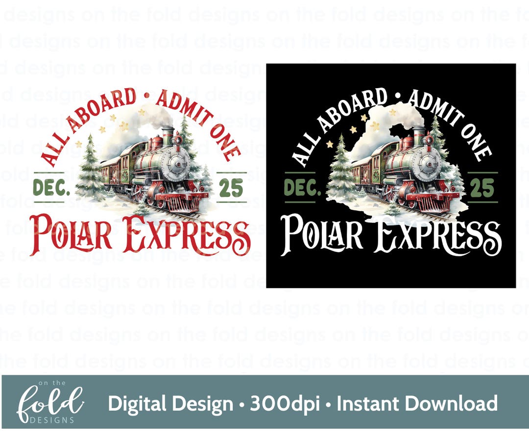 Polar Express Clipart Traditional Christmas Train Believe Bell Train ...