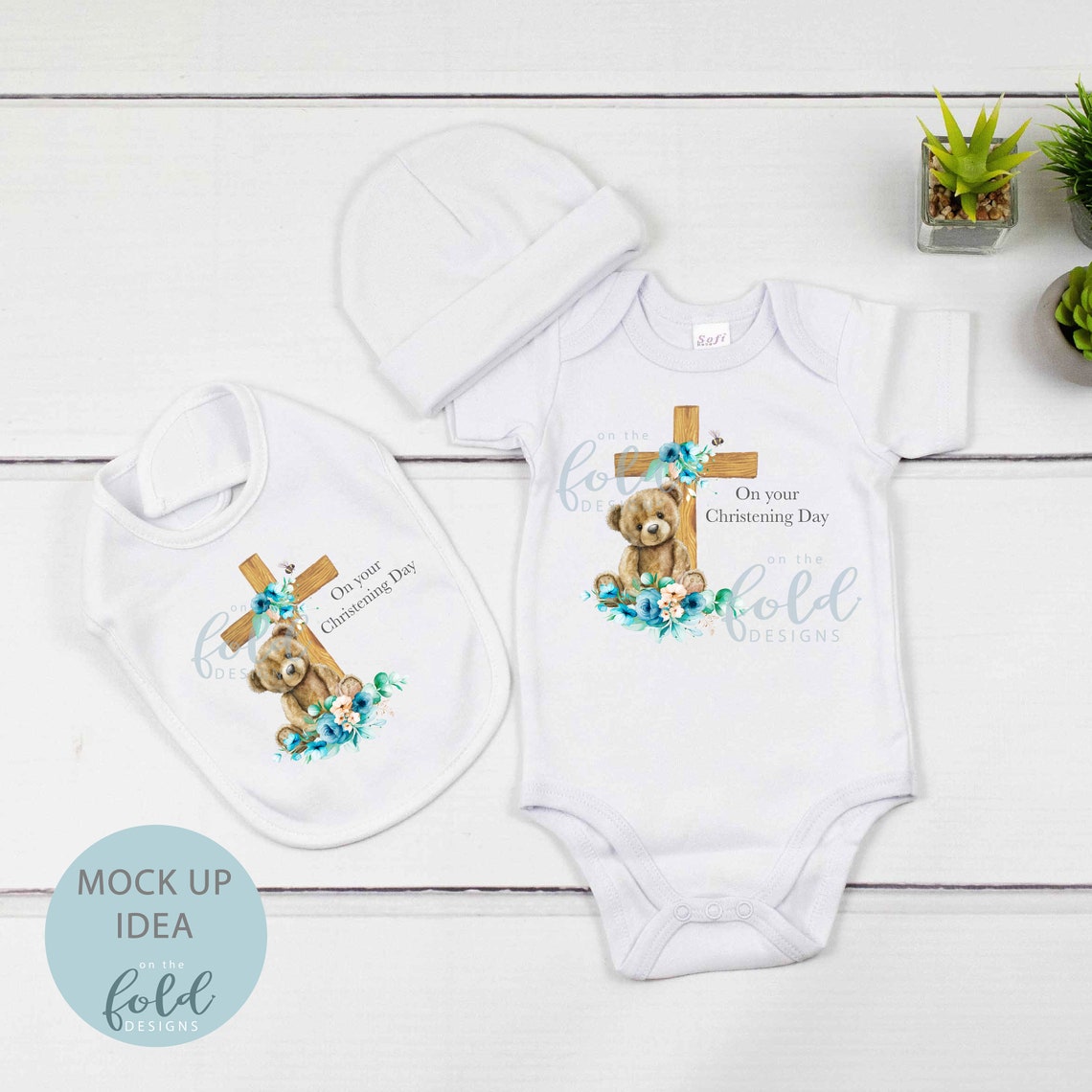 Teddy Bear Christening, Baptism, Naming Day, Holy Communion Cross, PNG ...