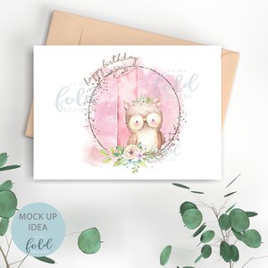 Owl 1st Birthday Clipart Design, Pink Girly Png Floral Composition ...