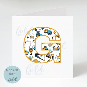 Construction Alphabet Letters Clipart Digger Tractor Crane PNG Clipart ...