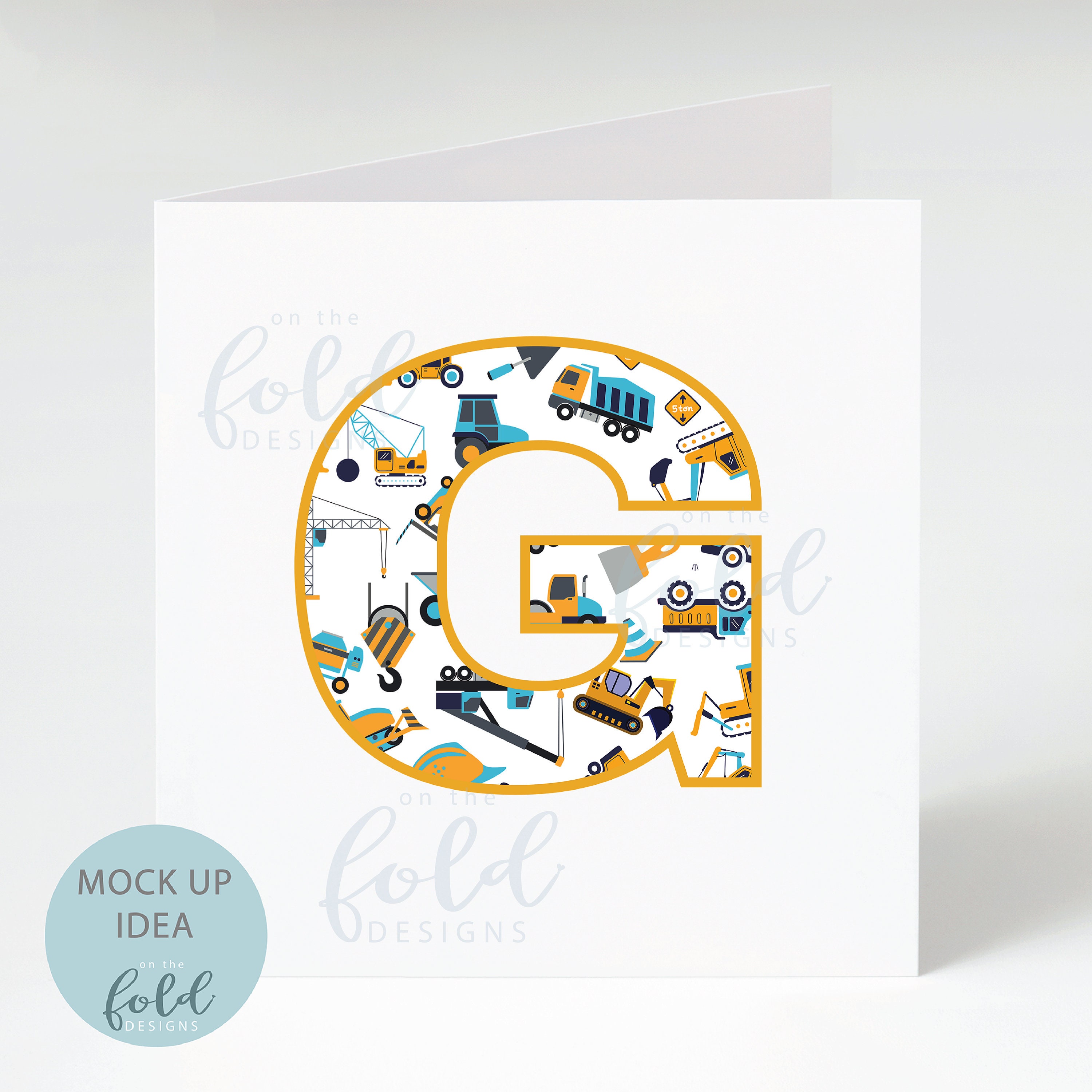 Construction Alphabet Letters Clipart Digger Tractor Crane PNG Clipart ...