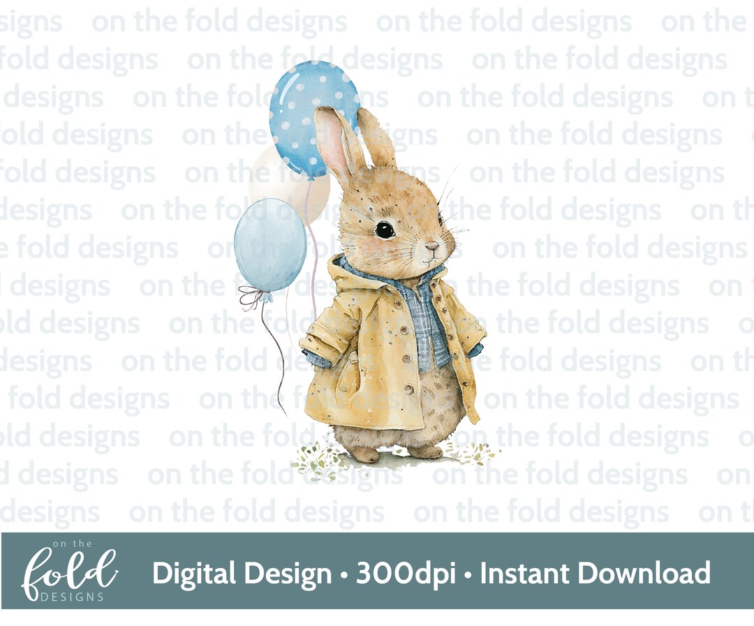 Bunny Rabbit, Birthday, Png Clipart, Transparent Background, Victorian ...