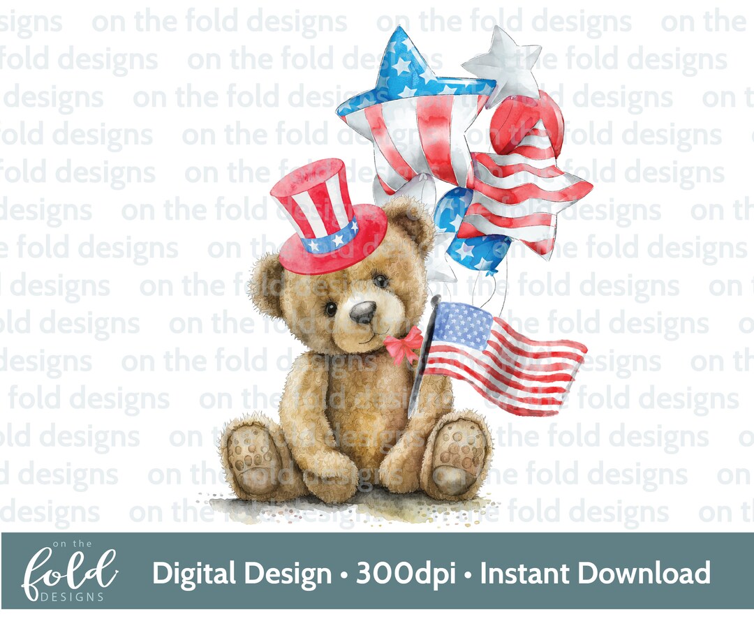 Independence Day, 4th July, Labor Day, Cute Teddy, America, USA ...