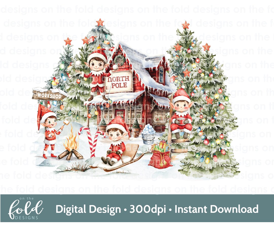 Christmas Elf Clipart Winter North Pole Naughty Elves 1st Xmas PNG ...