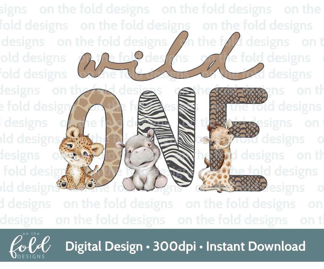 Safari Wild One Clipart, Jungle Animals, Png, Transparent Clipart ...