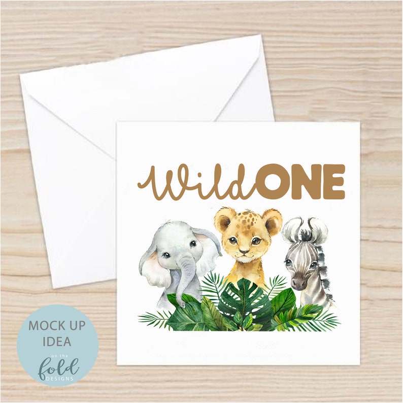 Wild One Safari Animal Print Png Transparent Clipart With Instant ...