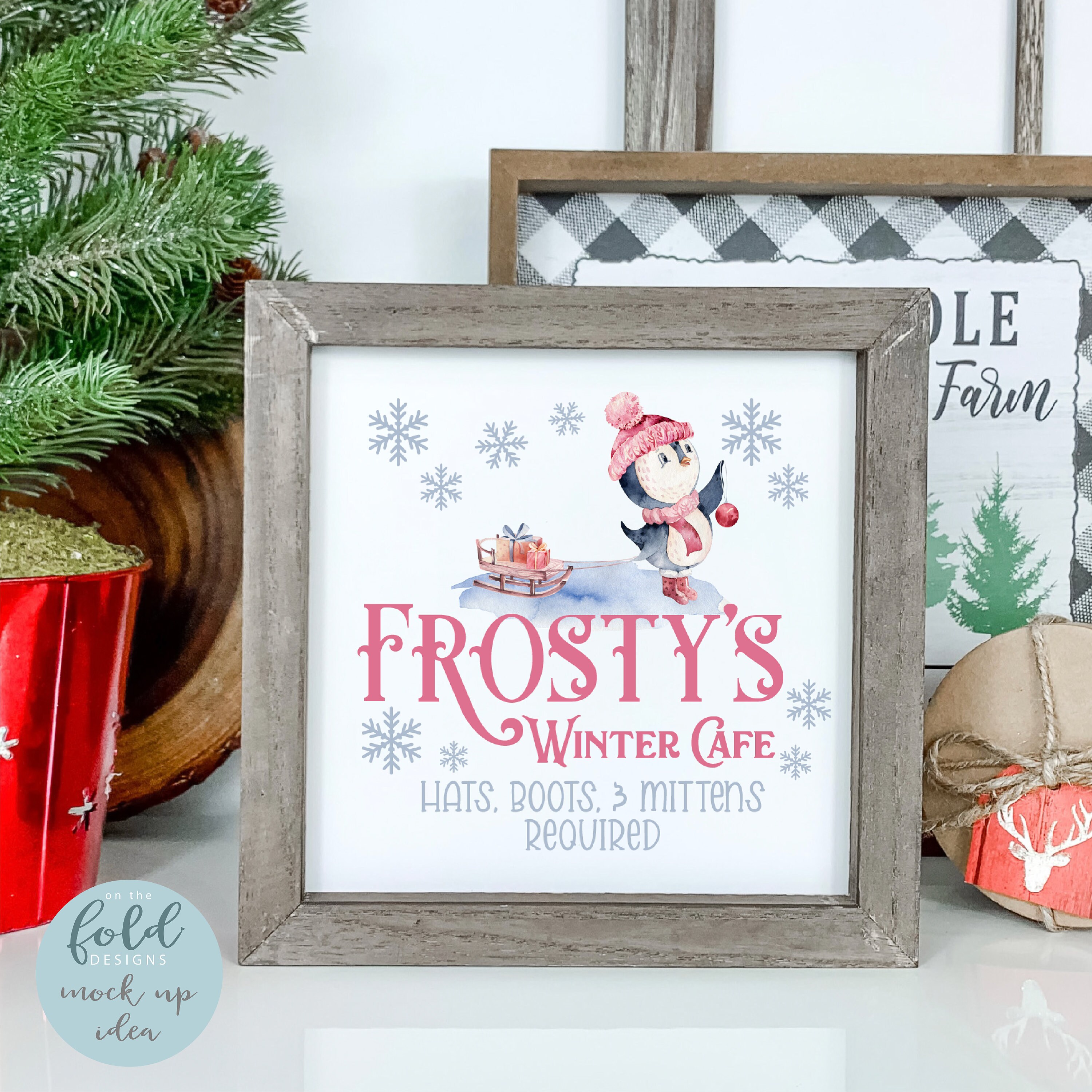 Frosty the Snowman Cafe Sign PNG Clipart for Sublimation - Etsy UK