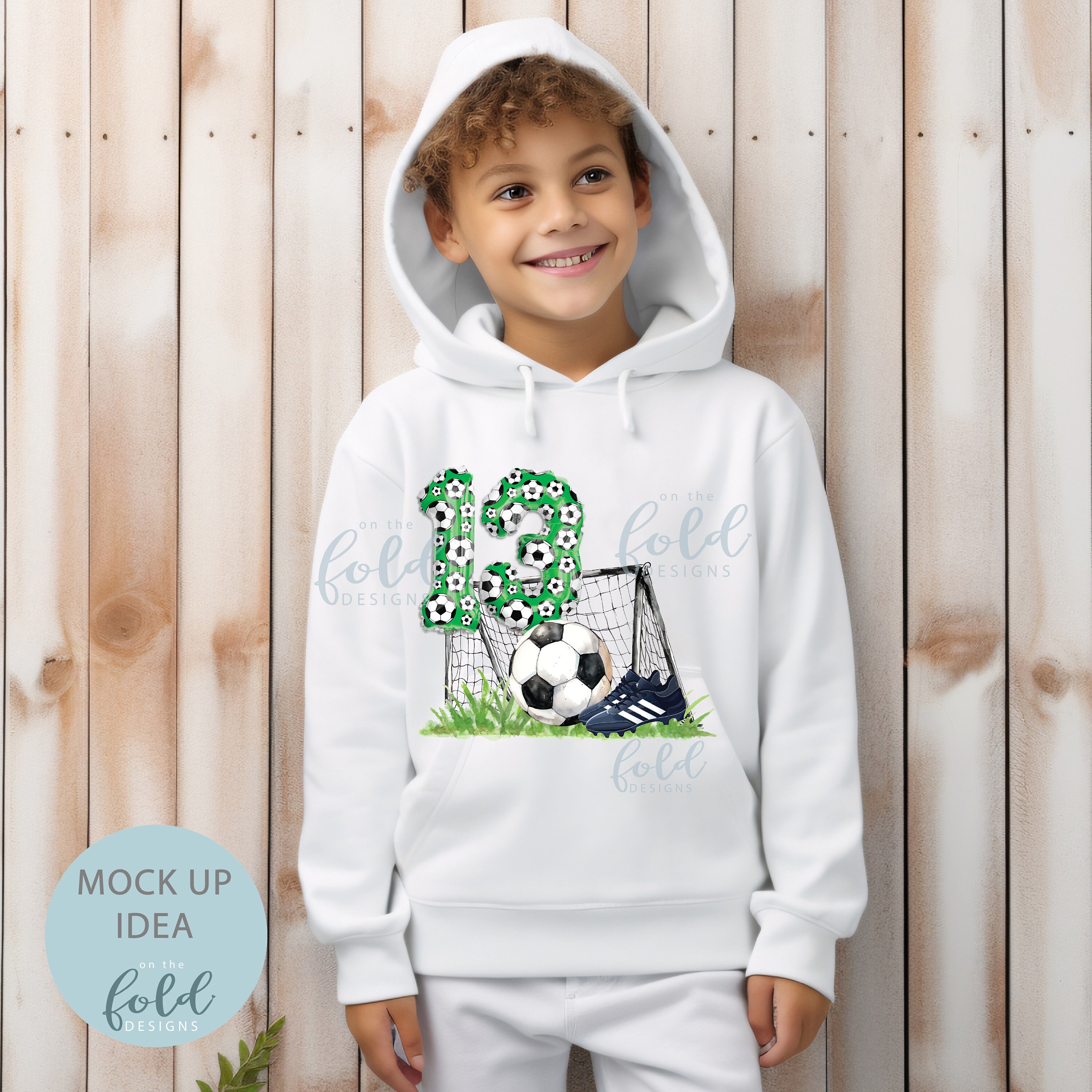 Football 13th Birthday Clipart Soccer Boy Tshirt Teenager Card Print ...