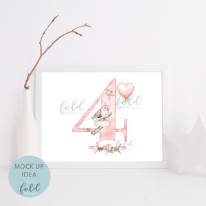 4th Bunny Balloon Clipart, Sublimation, Cute Rabbit, Fun, Birthday ...
