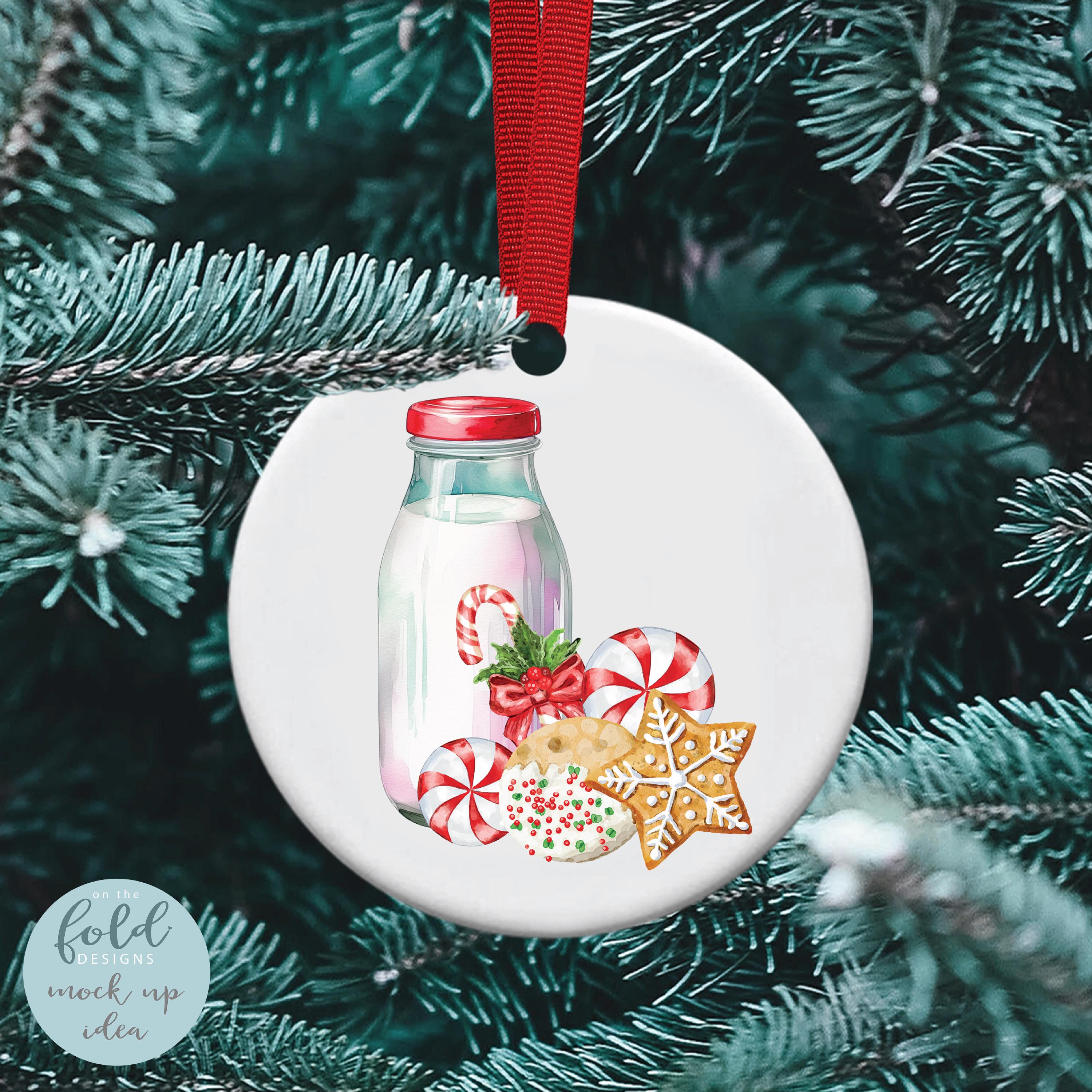Milk & Cookies Clipart Png Christmas Baking Treats Gingerbread Clipart ...