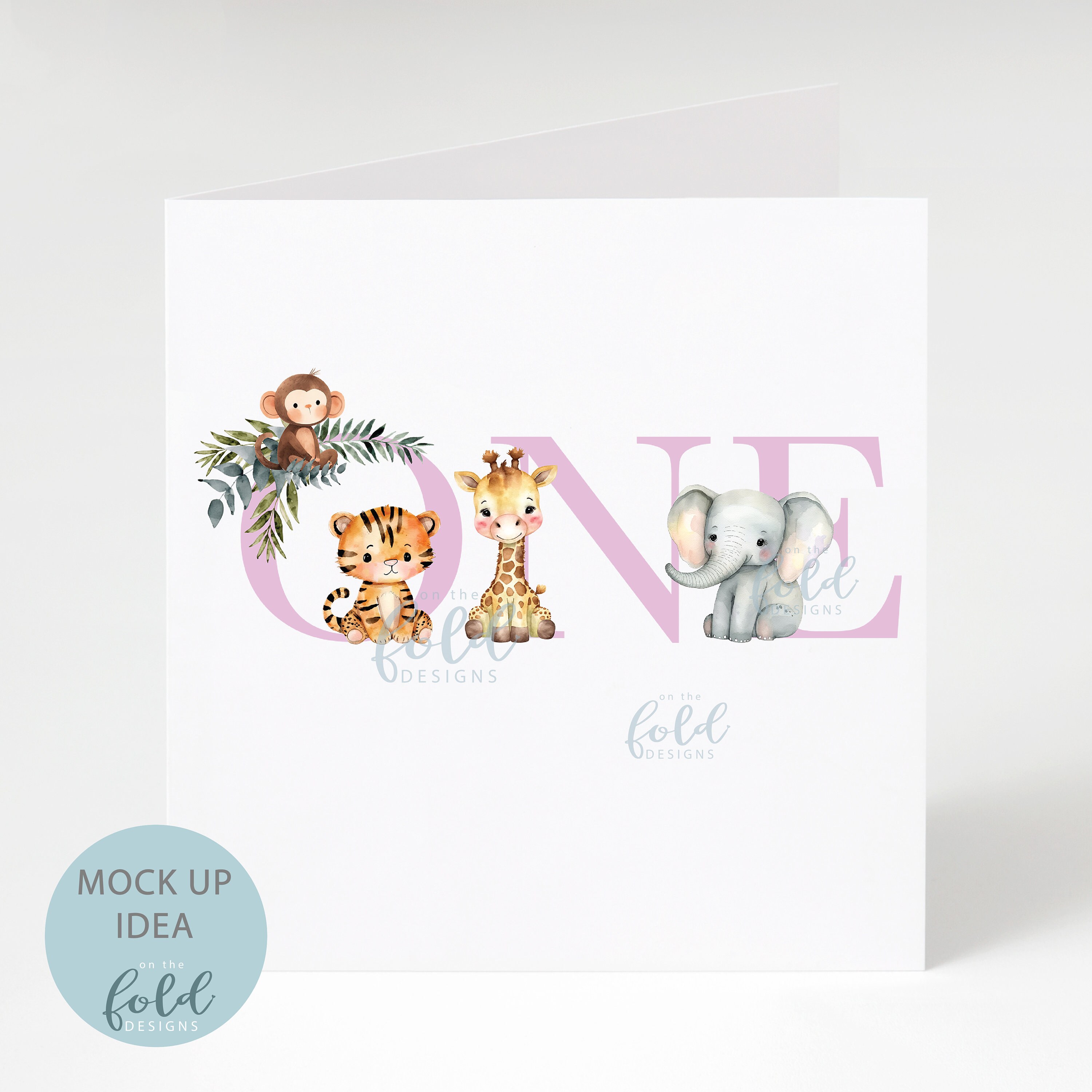 Safari Pink Clipart Jungle Animals PNG Transparent Clipart Instant ...