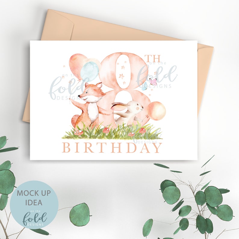 Fox and Rabbit, Png Download, Transparent Background, 8th Birthday ...