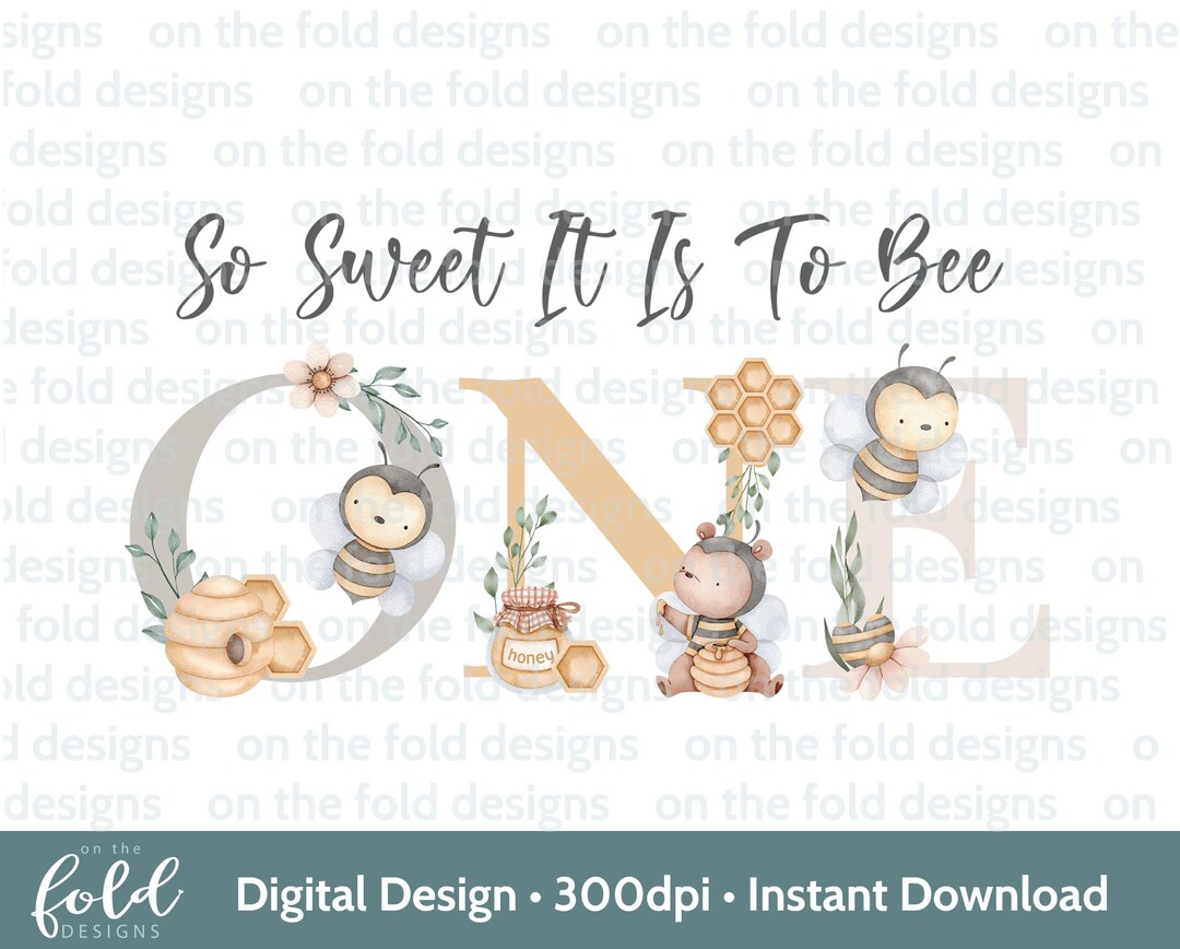 Bee First Birthday Clipart Png Transparent Background Honey Comb Bee ...
