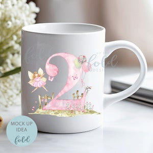 Fairy 2nd Birthday Clipart Magical Purple Number Two, Watercolor ...