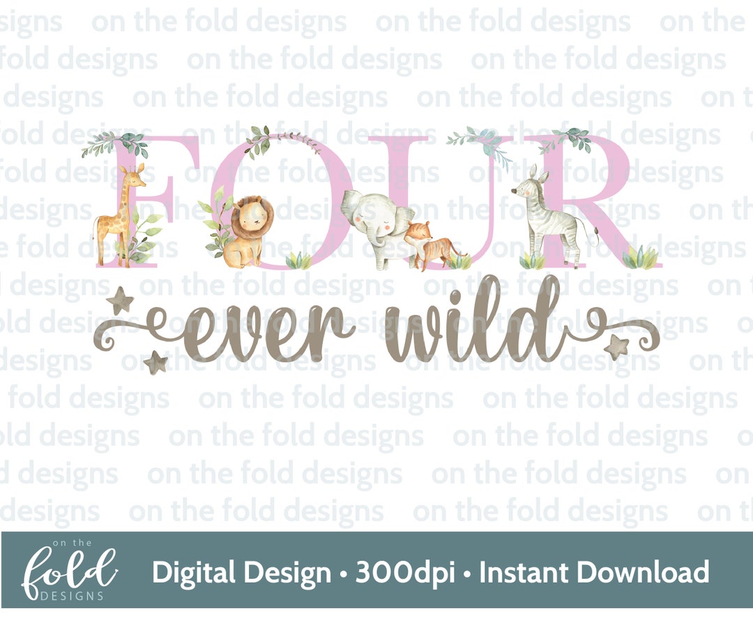 Safari Four Ever Wild Clipart, Jungle Animals, Png, Transparent Clipart ...