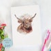 Highland Cow Floral Garland Headpiece Clipart Instant Download File ...