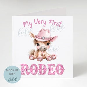 Rodeo 1st Birthday Cowgirl Clipart Number One PNG Country Western Wild ...
