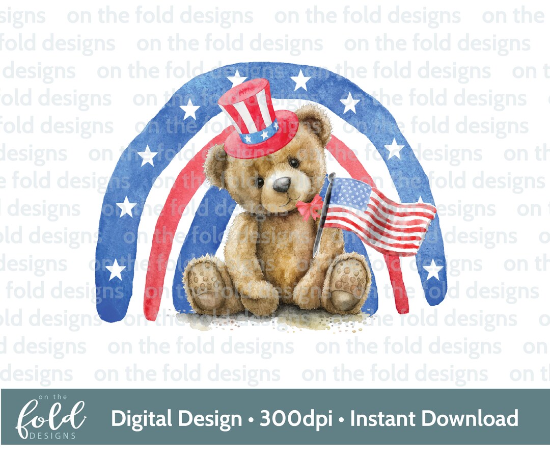 Independence Day, 4th July, Labor Day, Cute Teddy, America, USA ...