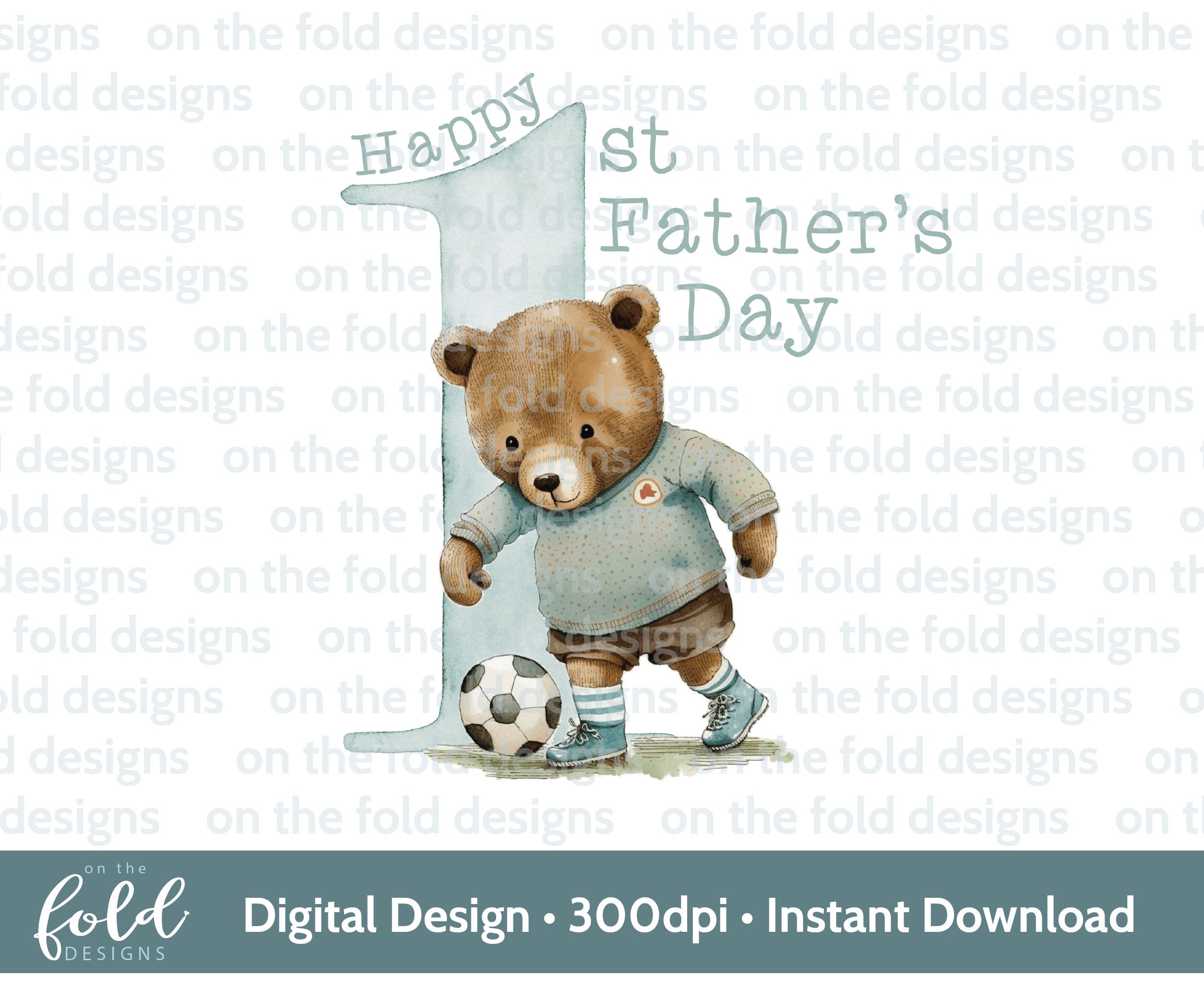 Father's Day Clipart, Daddy Football Image, Cute Daddy, 1st Fathers Day ...