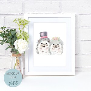 Hedgehogs, Wedding, Just Married, Clipart Instant Download Transparent ...