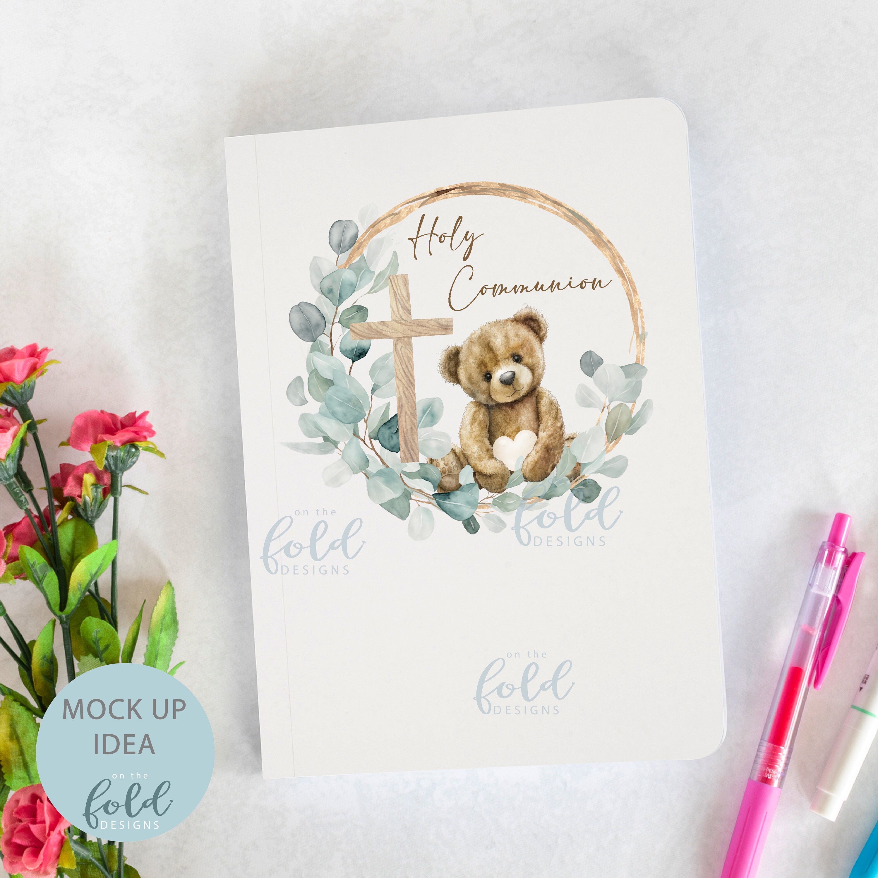 Holy Communion Clipart Teddy Bear Christening Baptism Cross PNG ...