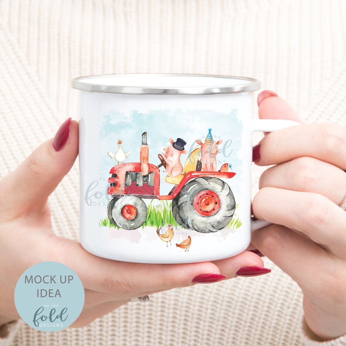 Pig Tractor Clipart Farm Animal Sublimation Farmyard Fun - Etsy