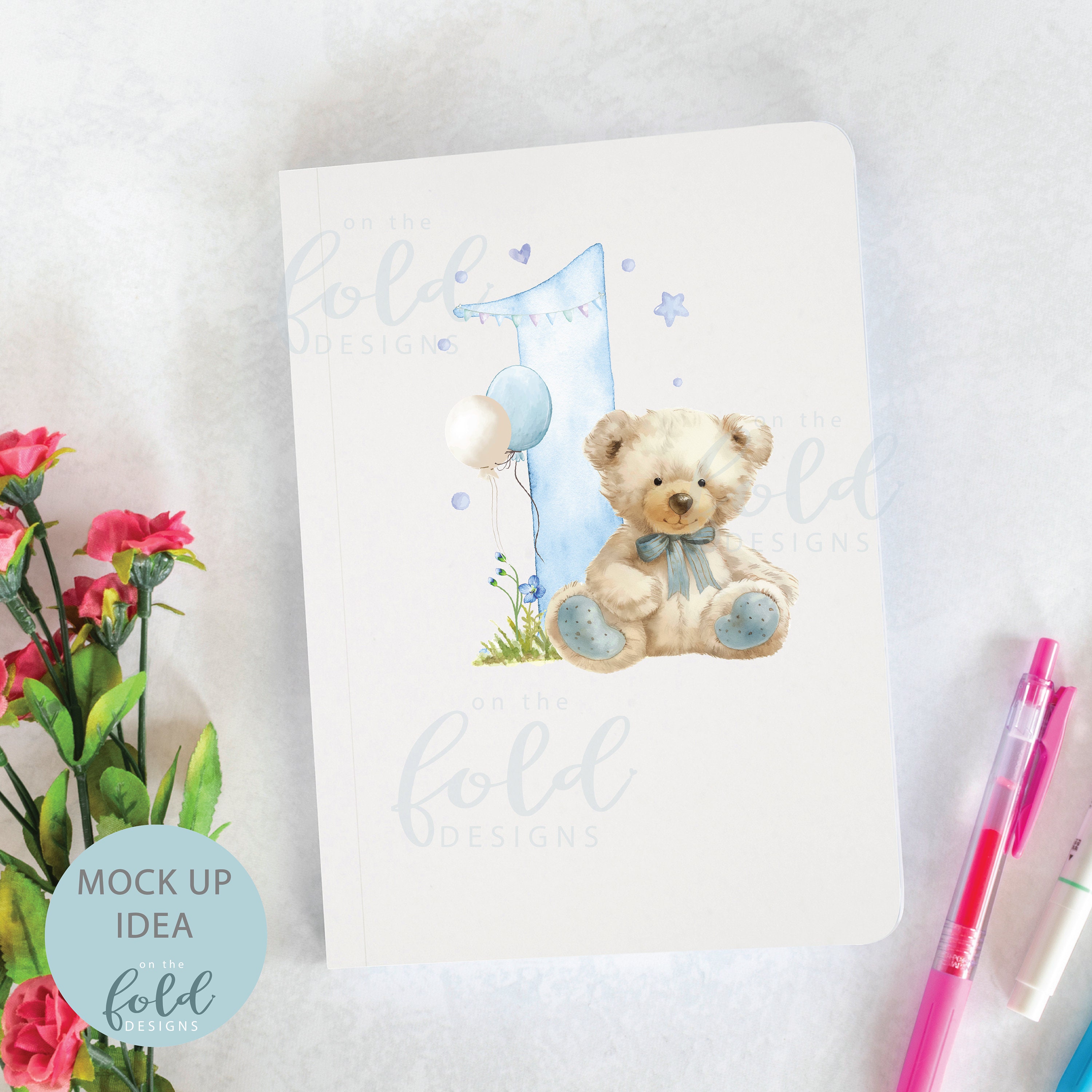Teddy Bear, Number 1, Balloons, 1st Birthday, Clipart, Sublimation PNG ...