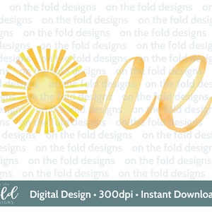 1st Birthday, Clipart Once Around the Sun Number One PNG, Sublimation ...