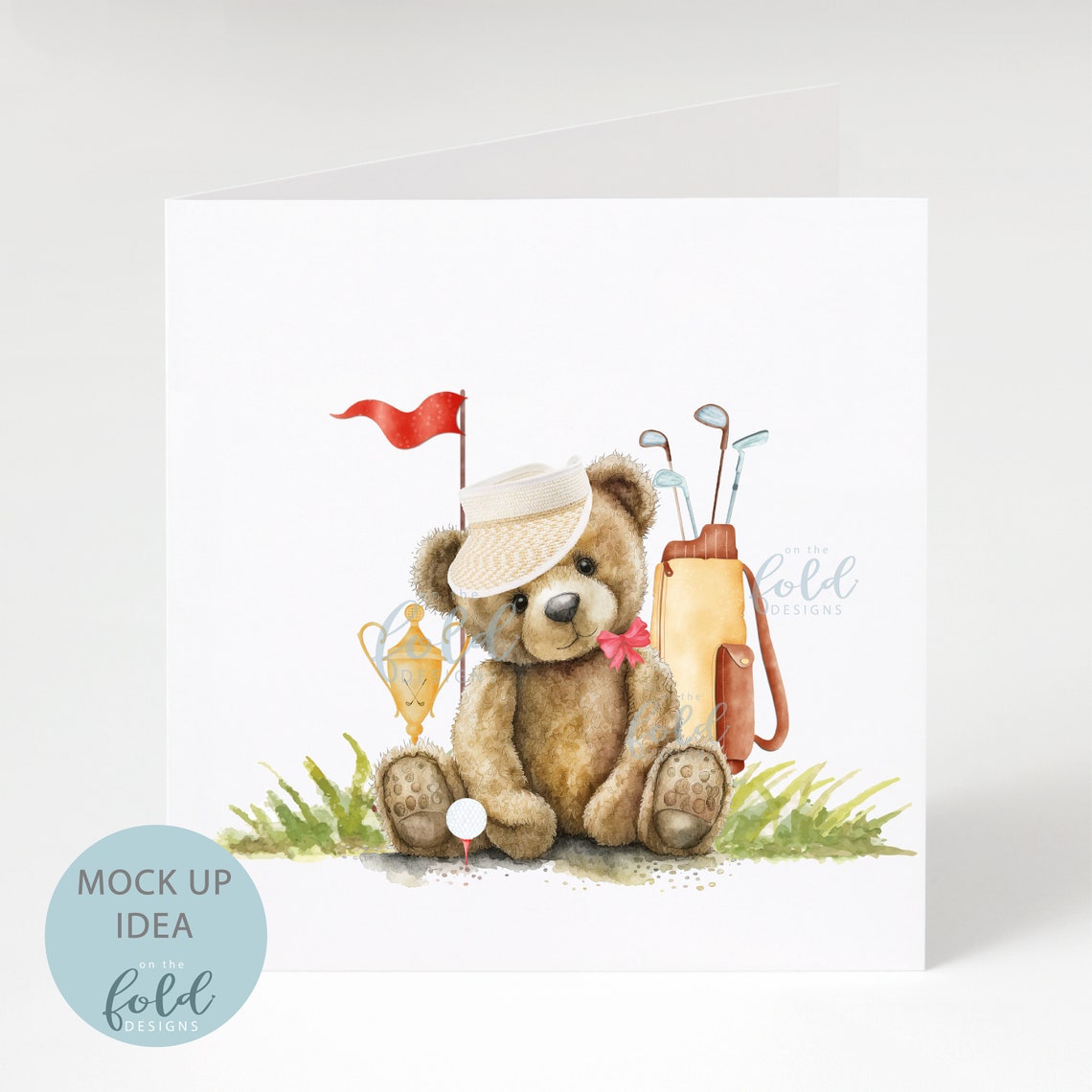 Teddy Golf Clipart, Hole in One, Golf Club, Golf Course, Sublimation ...