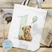 Teddy Bear, Number 1, Balloons, 1st Birthday, Clipart, Sublimation. PNG ...