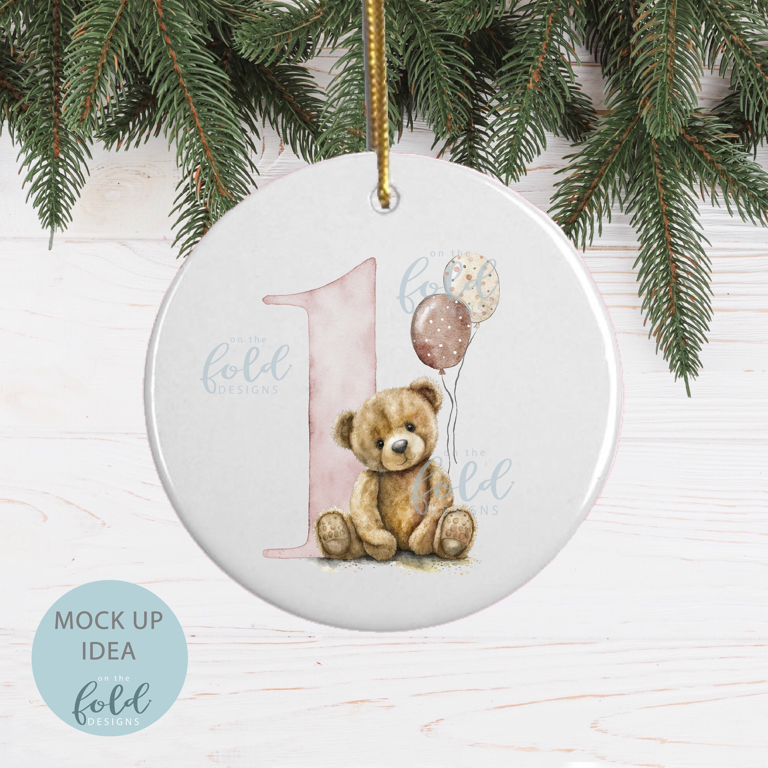 Teddy Bear Number 1 Balloons 1st Birthday Clipart - Etsy UK