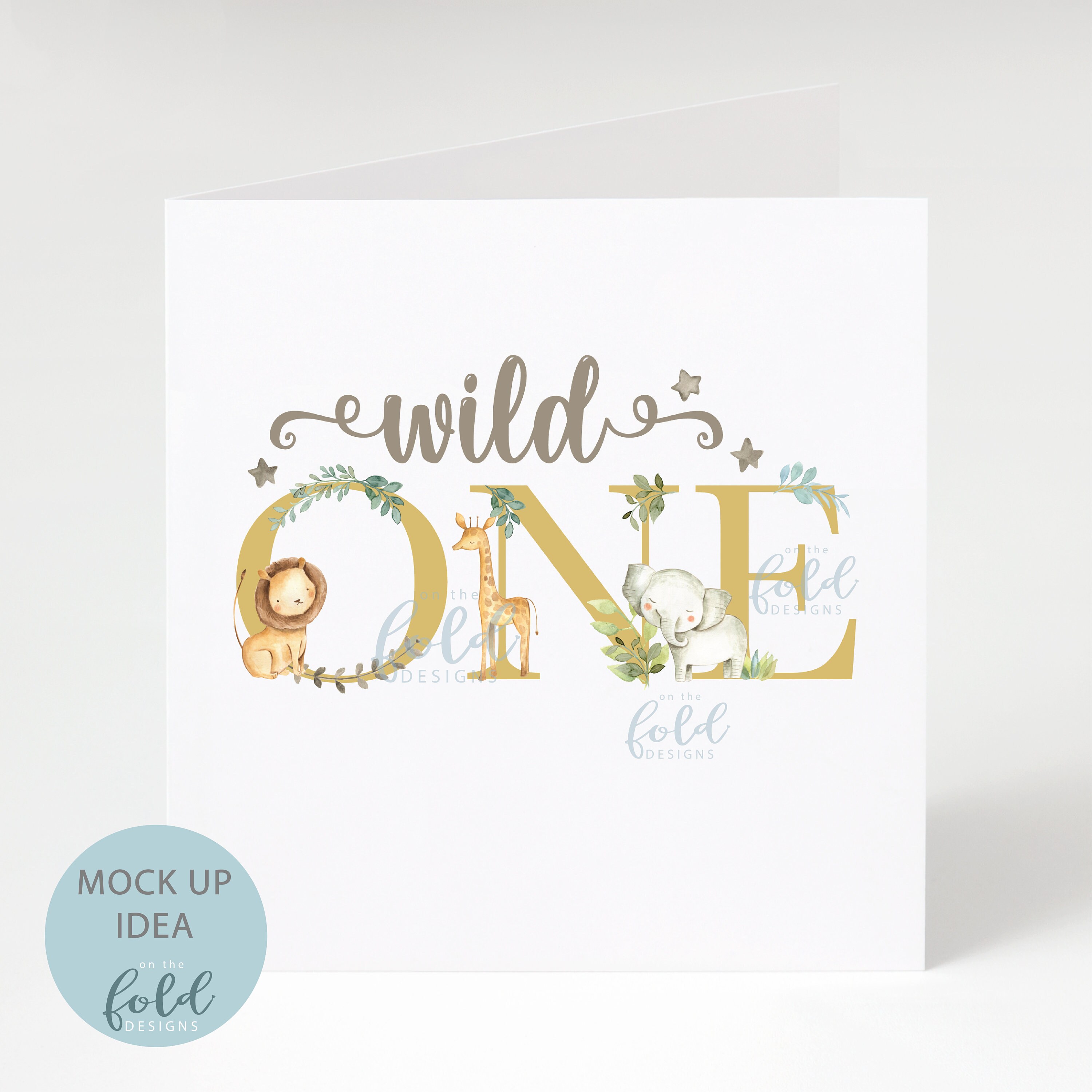 Safari Wild One Clipart Jungle Animals Png Transparent - Etsy