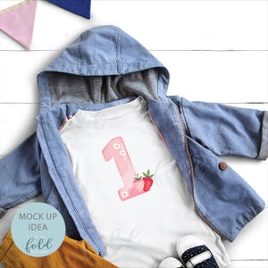 Strawberry 1st Birthday Clipart PNG Berry Number One Image Iron on ...