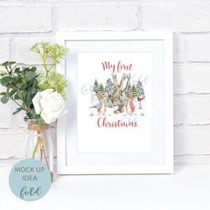 Peter Rabbit 1st Christmas Flopsy Bunny Winter Wonderland - Etsy UK