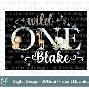 Safari Wild One Clipart, Jungle Animals, Png, Transparent Clipart ...