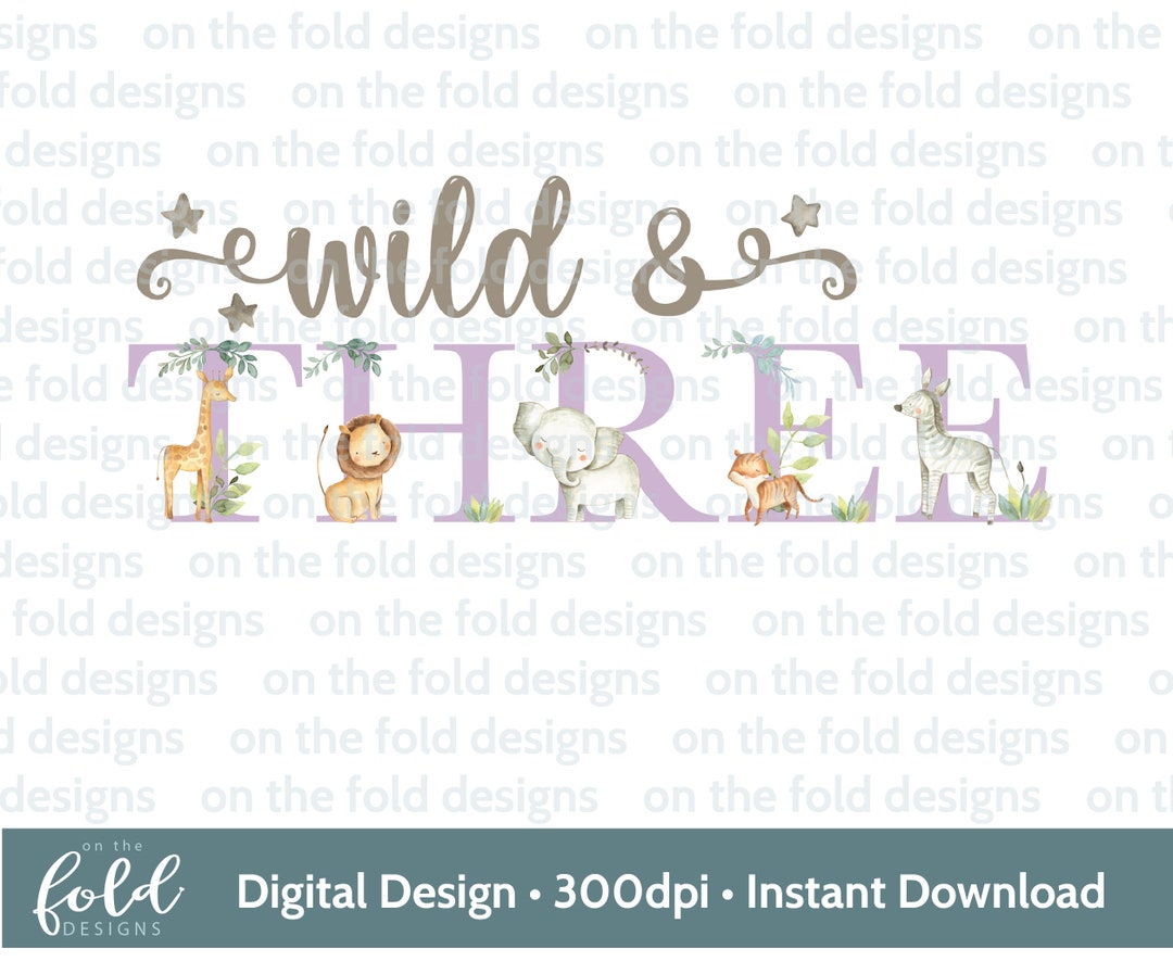 Safari Wild & Three Clipart, Jungle Animals, Png, Transparent Clipart ...
