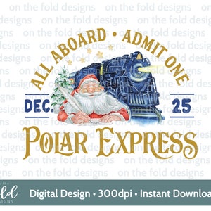 Polar Express Clipart, Christmas Train, Believe Bell, Santa Rudolph, T ...