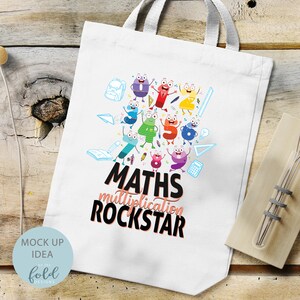 Multiplication Maths Rockstar Clipart Sublimation PNG Instant Digital ...