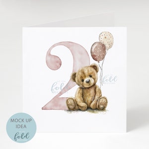 Teddy Bear, Full Set of Numbers, Birthday, Clipart, Sublimation. PNG ...