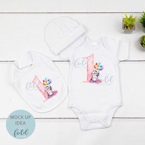 Penguin Number One1st Birthday Design, Flowers and Balloons. PNG ...