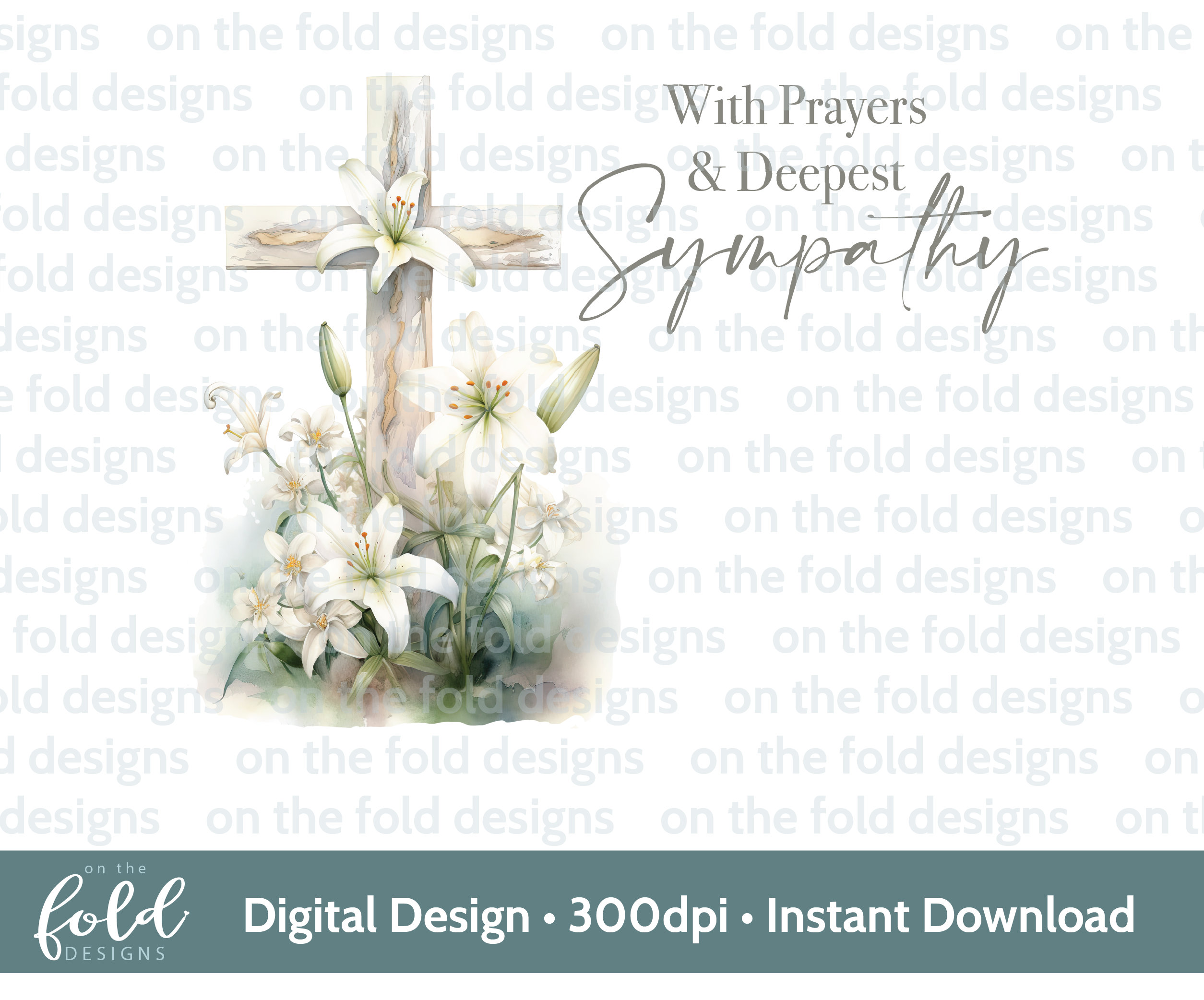 With Deepest Sympathy Clipart, Sincere Condolences, Png Clipart, on the ...
