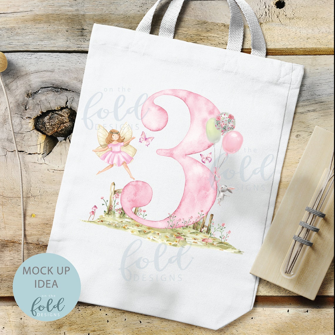 Fairy 3rd Birthday Clipart Magical Pink Number Three, Watercolor ...